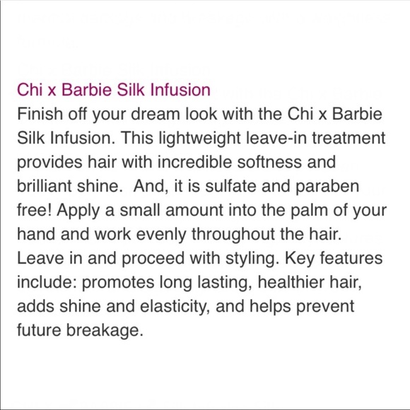 Barbie | Hair | Chi X Barbie Hair Care Bundle All Brand New | Poshmark